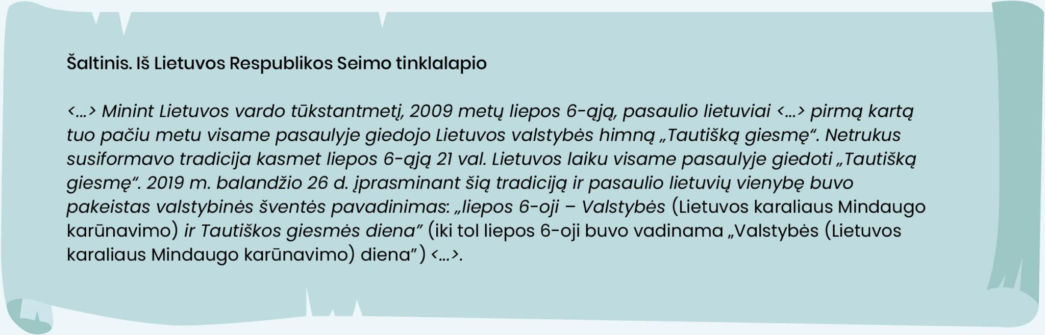 Kokie yra pagrindiniai Lietuvos valstybės simboliai? | Lietuvos istorija